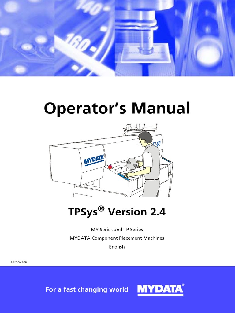 Operator's Manual - TPSys - 2.4 | PDF | Trademark | Menu (Computing)