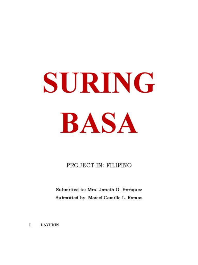 Suring Basa | PDF