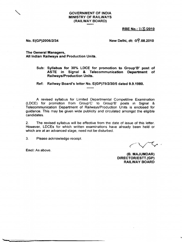 Syllabus For LDCE 30 IN S T Dept For ADSTE | PDF