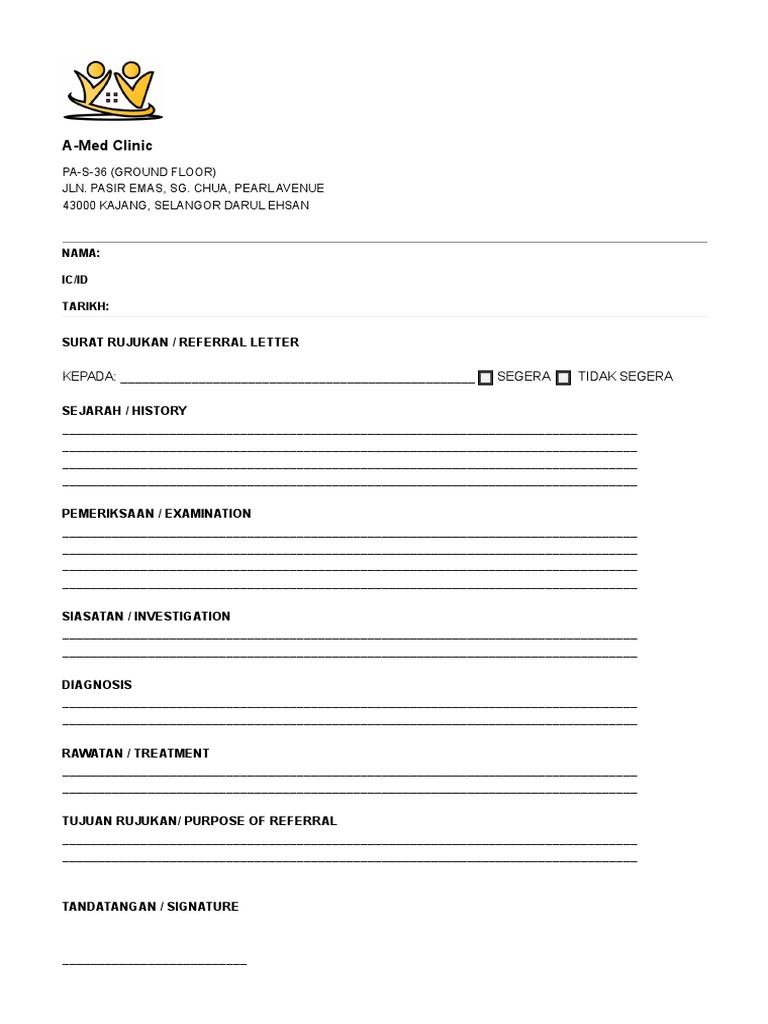 Referral Letter Template | PDF