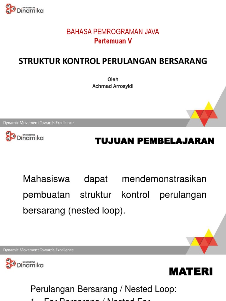 M5 - Bahasa Pemrograman Java | PDF