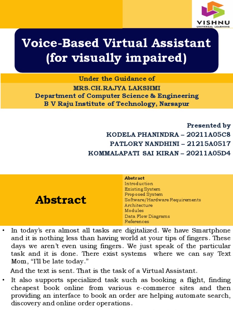 Voice-Based Virtual Assistant | PDF | Software | Siri