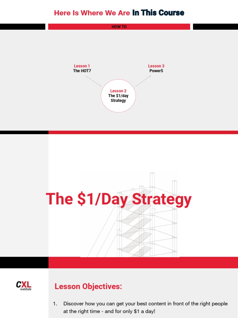 The Strategies 1 Dollar A Day | PDF | Advertising | Business