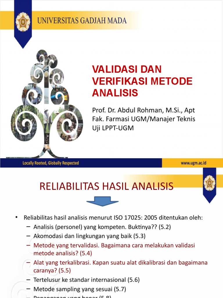 Verifikasi Metode Analisis | PDF