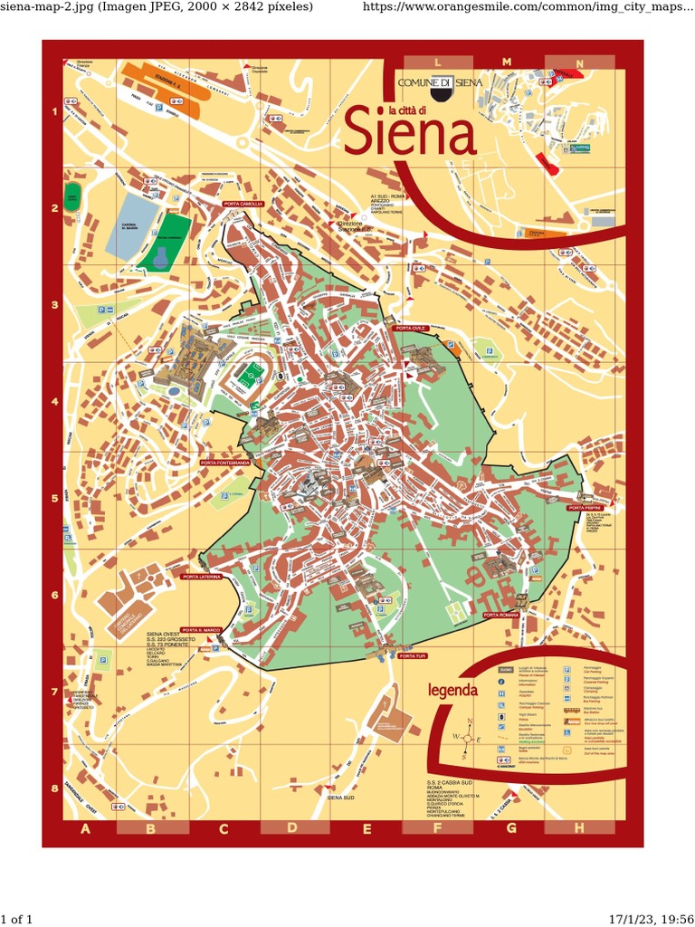 Mapa Siena 1 | PDF