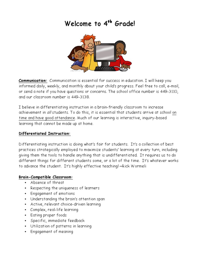 Welcome To 4 Grade!: Communication: Communication Is Essential For ...