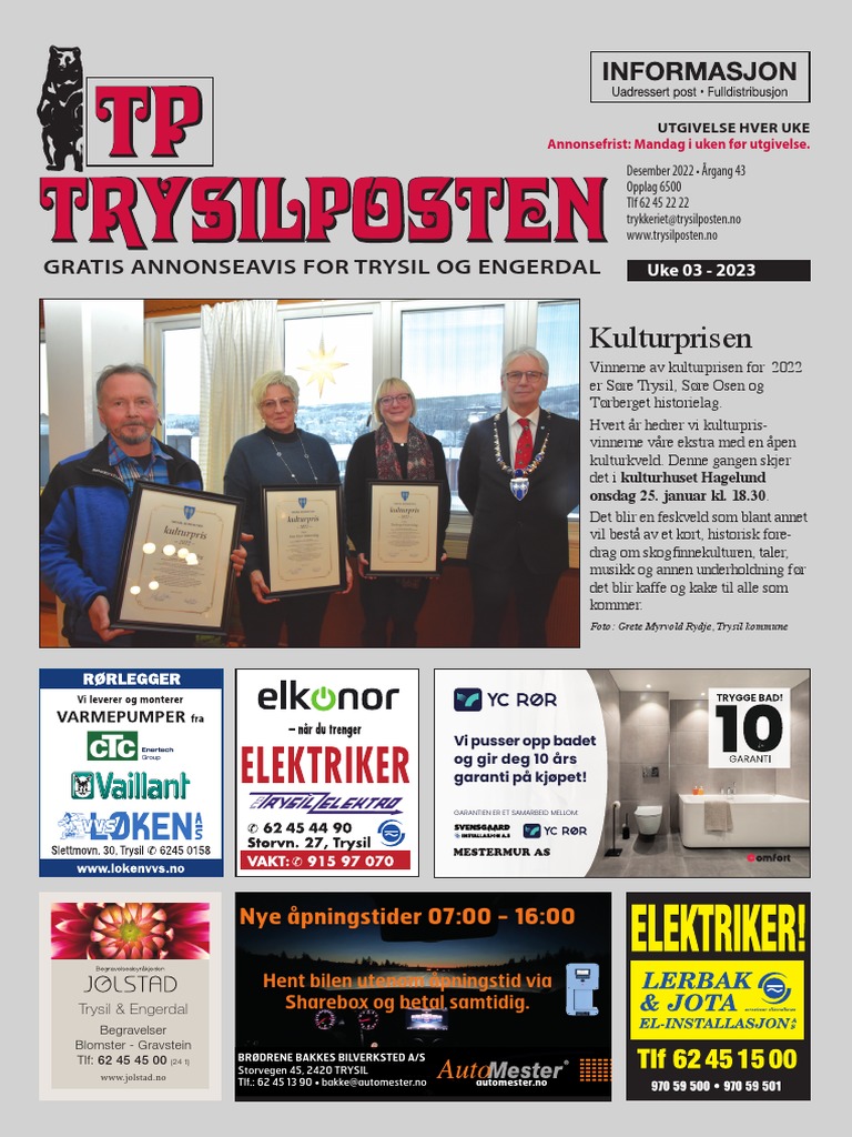 Trysilposten.2023.Uke 03 | PDF