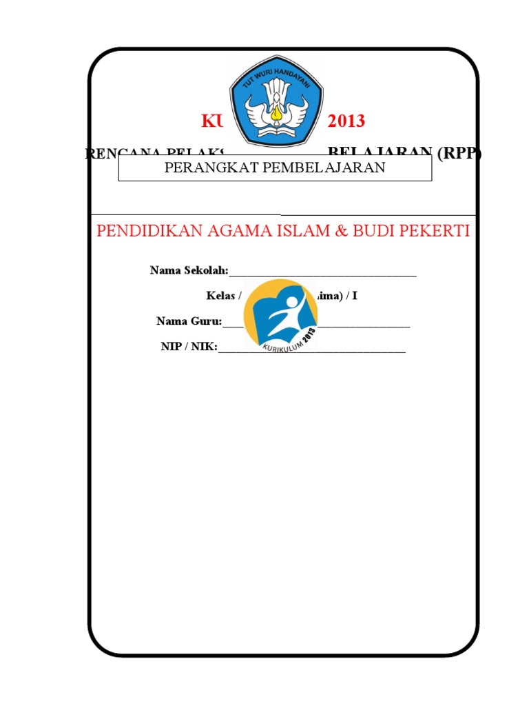 RPP Kelas 5 Semester 1 | PDF