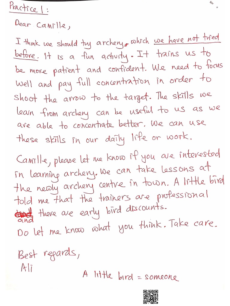 Extra Work 7 - Sample Answers | PDF