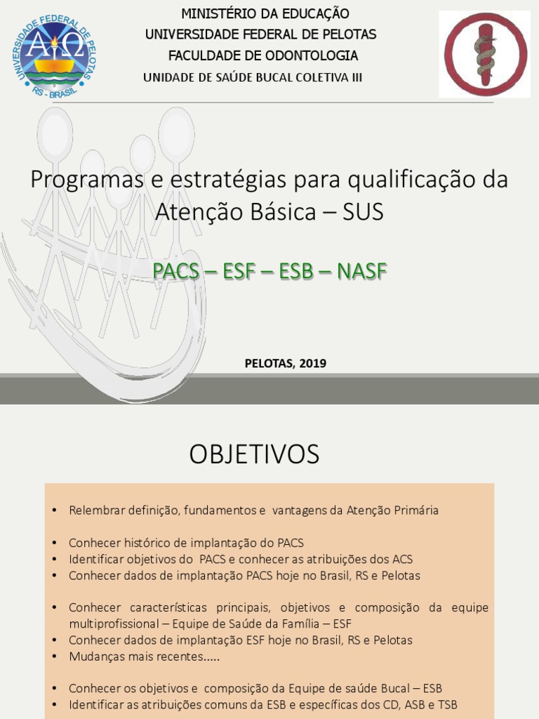 Pacs Esf Esb 2019 2 - PDF | PDF | Enfermagem | Odontologia
