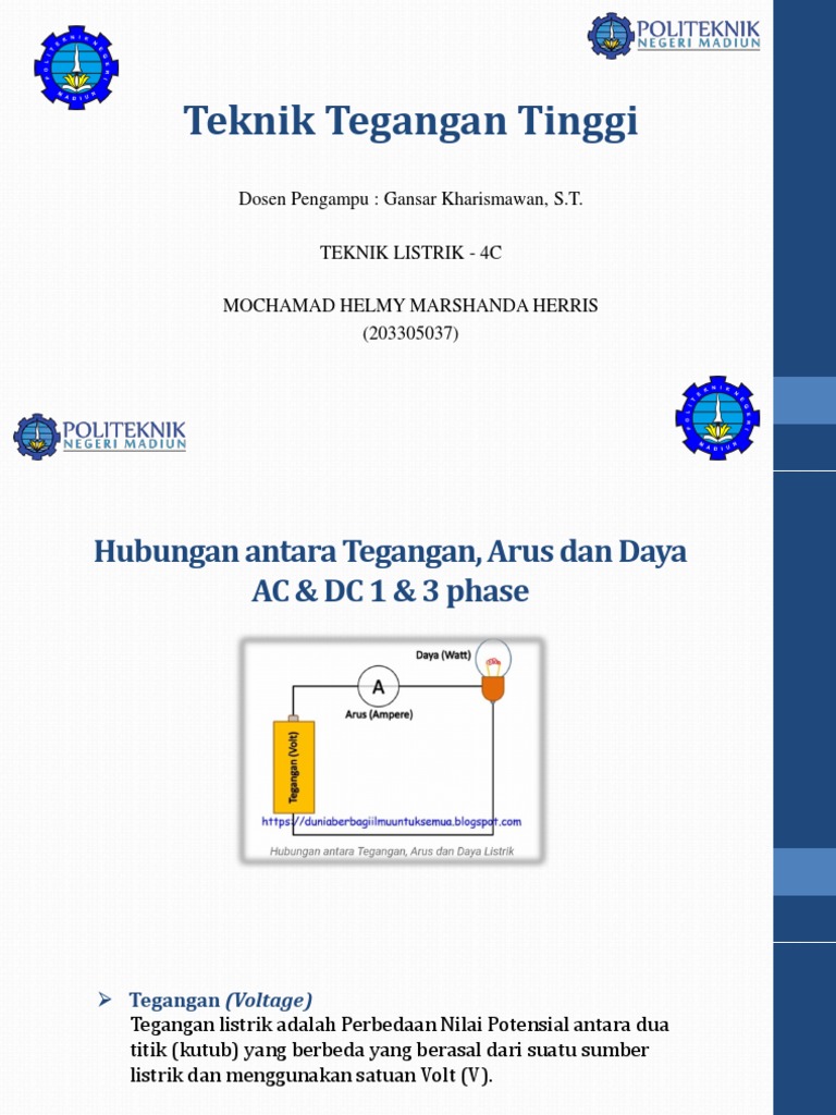 Hubungan Antara Tegangan, Arus Dan Daya | PDF