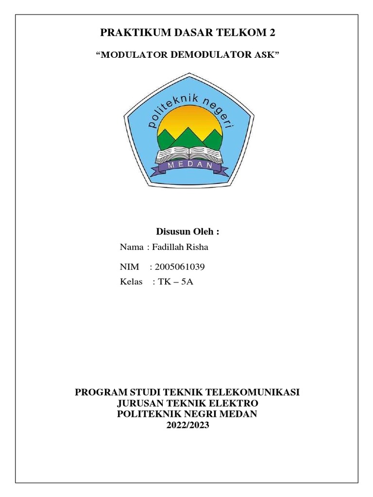 Laprak - ASK Modulator Dan Demodulator | PDF