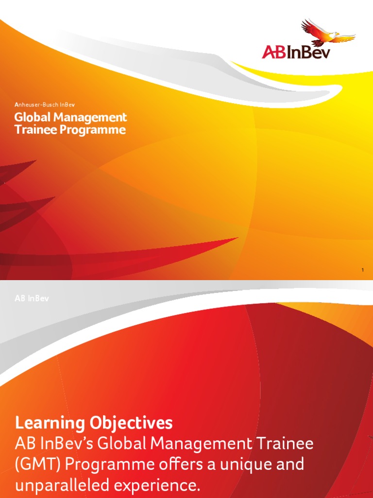 AB InBev Global Management Trainee Program | PDF | Applied Psychology ...