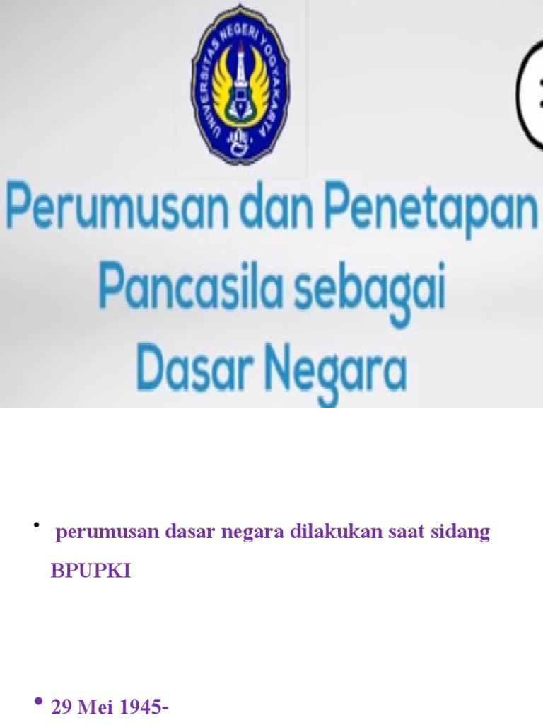 Ringkasan Perumusan Dasar Negara | PDF