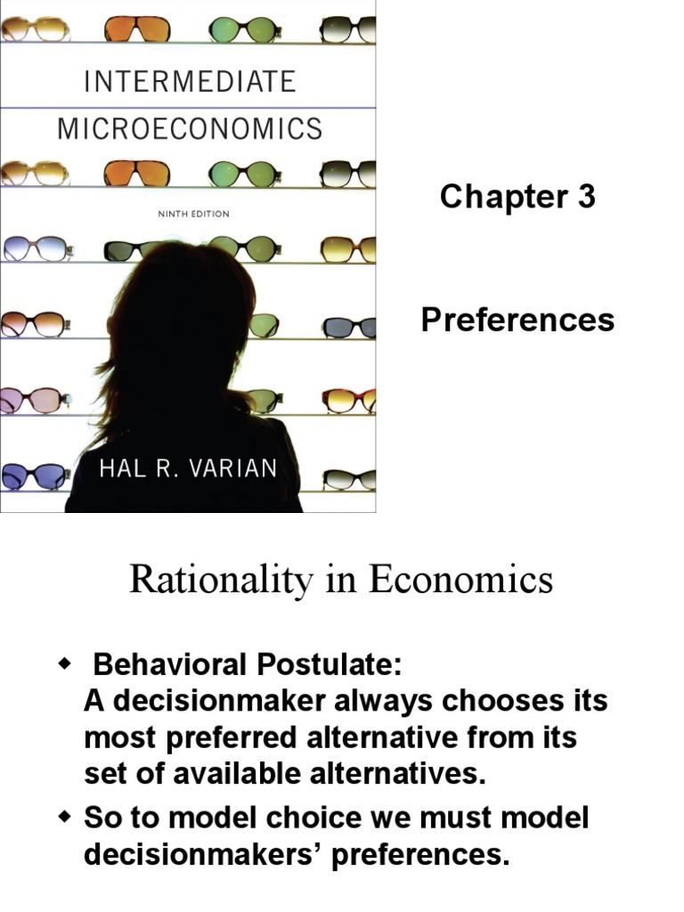 Understanding Preference Relations in Economics | PDF | Microeconomics ...