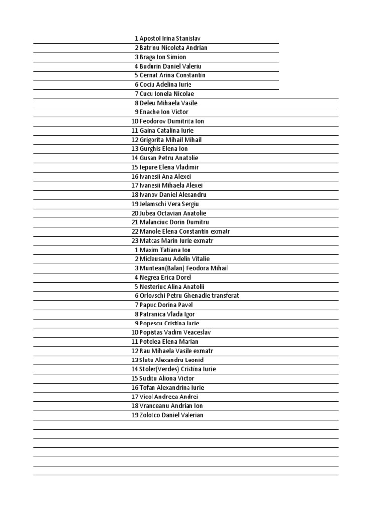 BA211 Student List and Transfers | PDF