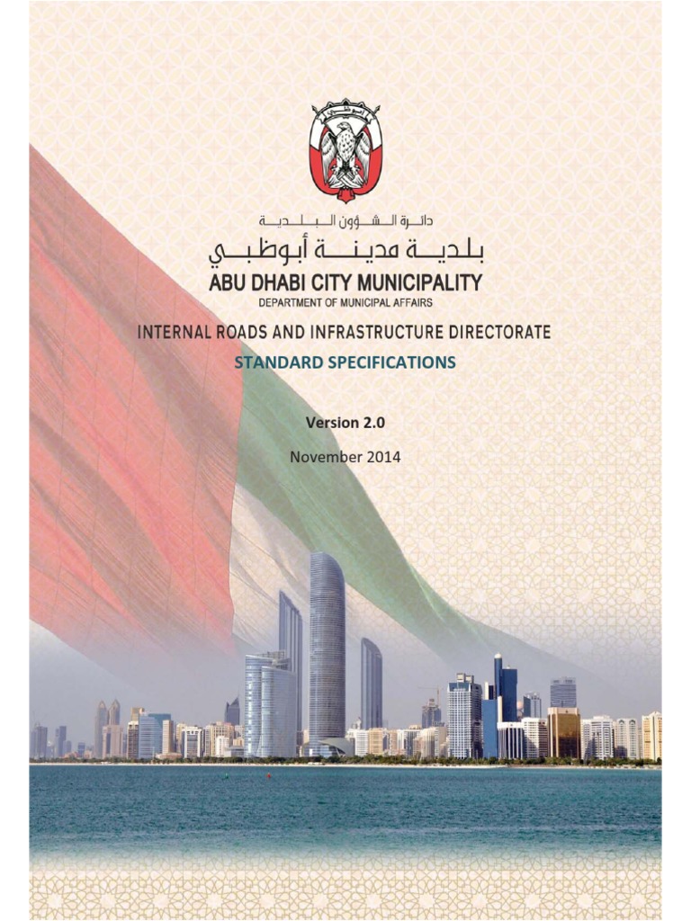 ADM Standard Specs - Nov 2014 | PDF | Concrete | Asphalt