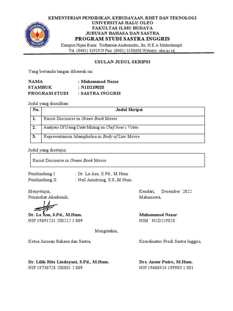 Racist Discourse in Green Book | PDF | Sains & Matematika