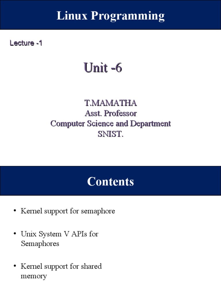 Unit 6 Linux Pdf Array Data Structure Integer Computer Science