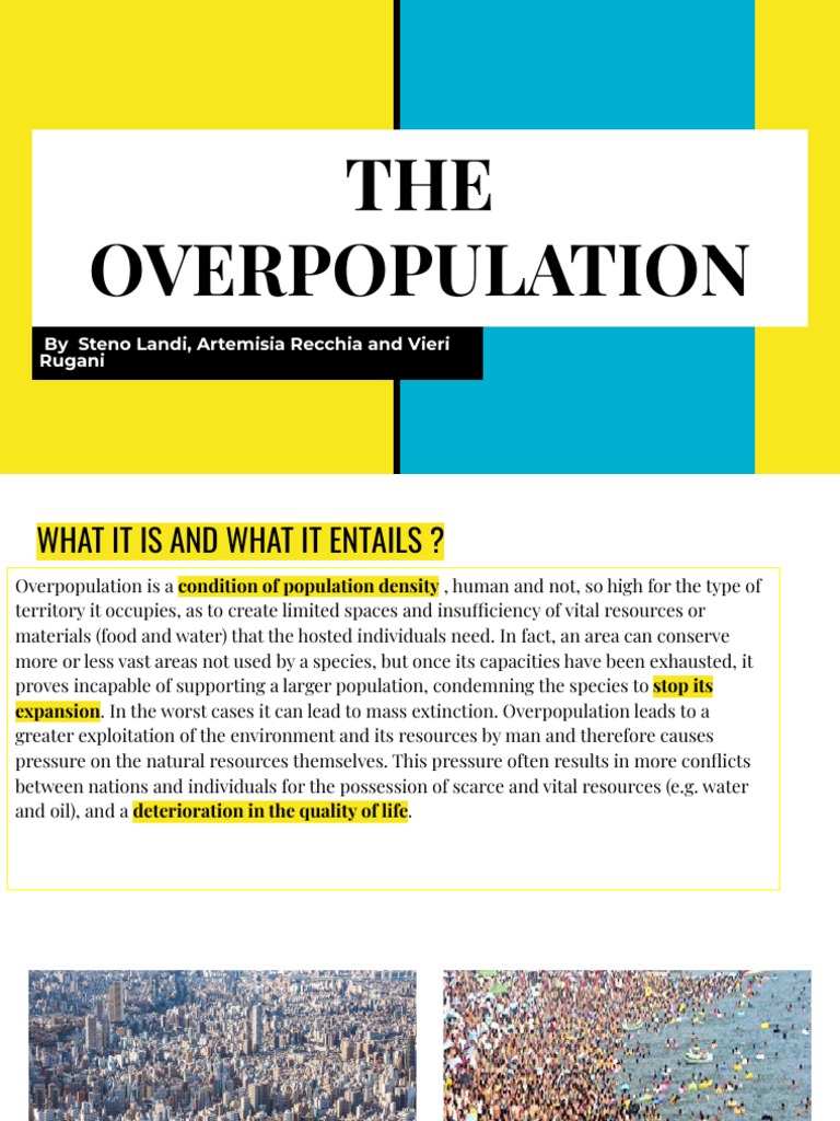OVERPOPULATION | PDF | Human Overpopulation | Birth Control