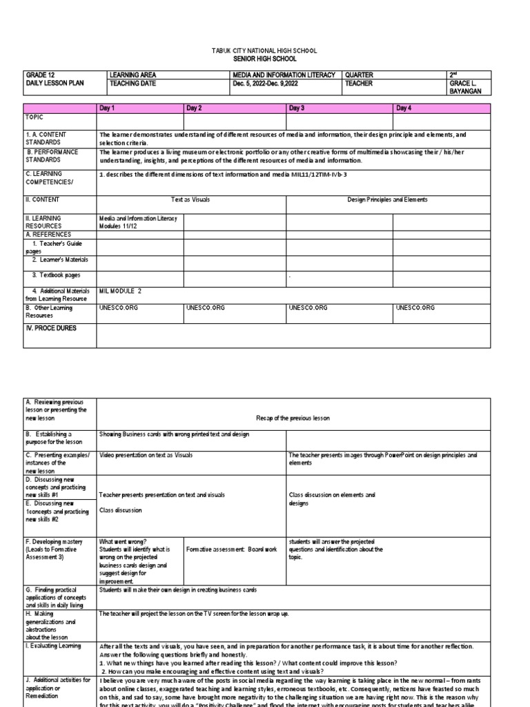 DLL 6 | PDF | Learning | Communication