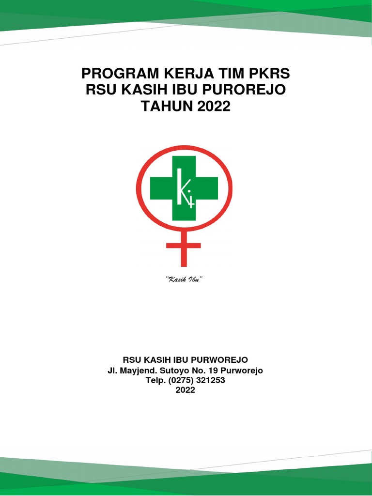 Program Kerja PKRS Tahun 2022 FIX | PDF