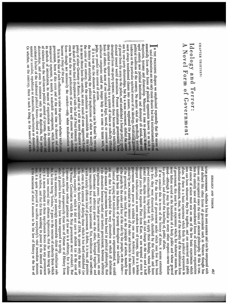 Origins of Totalitarianism - Cap. XIII | PDF