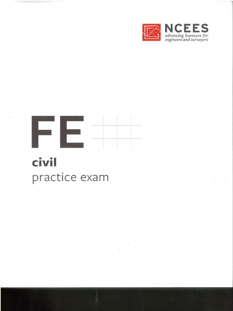 NCEES FE Civil PRACTICE EXAM | PDF