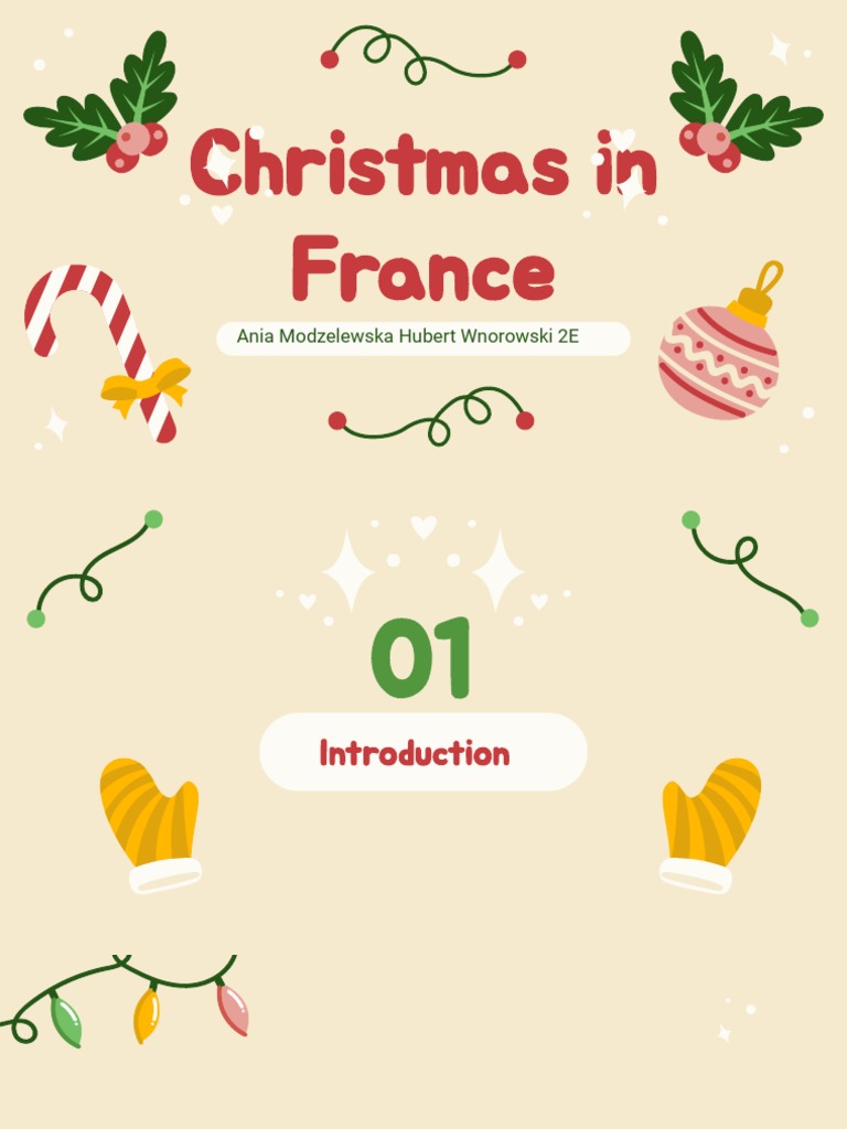 French Christmas Celebrations Overview | PDF | Cooking, Food & Wine ...