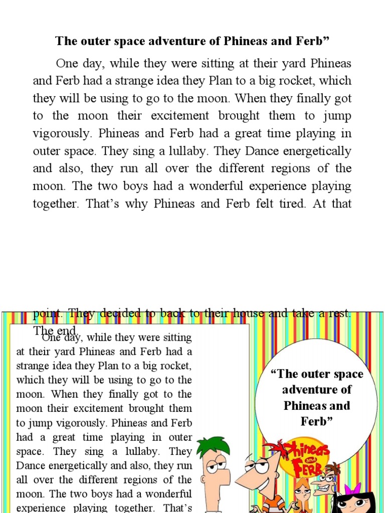 The Outer Space Adventure of Phineas and Ferb | PDF