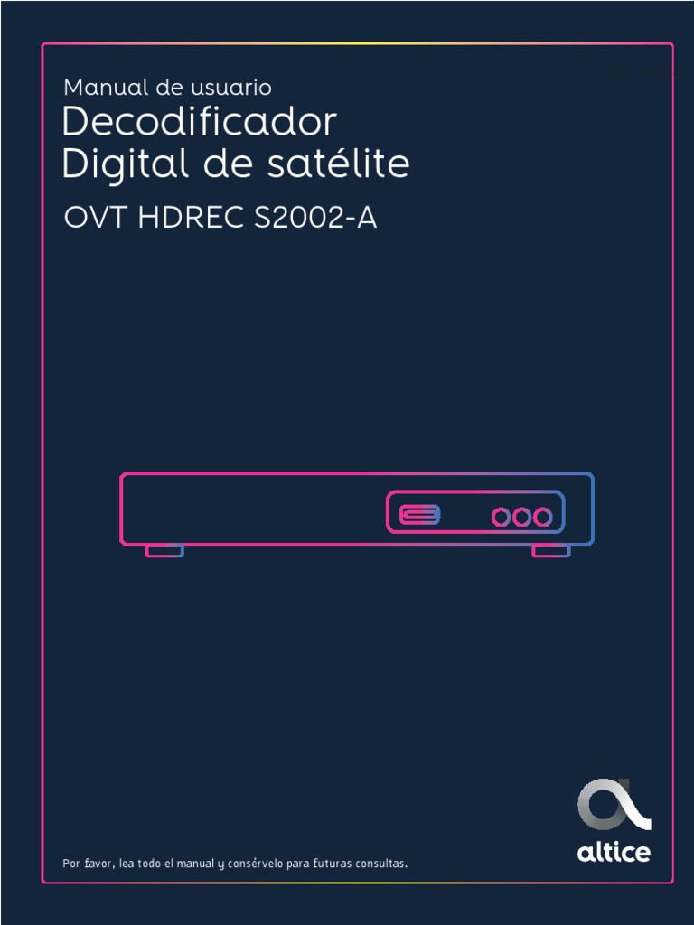 Manual Ovt | PDF | Control remoto | Ingenieria Eléctrica