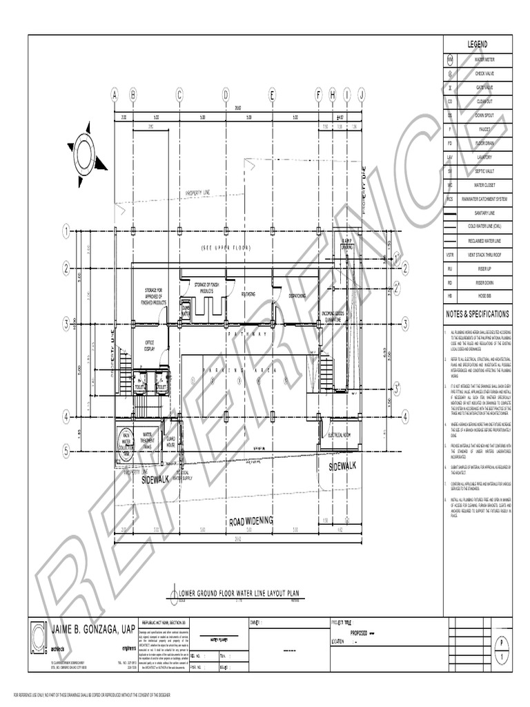 Sample P Plans Rev0 | PDF | Plumbing | Tap (Valve)