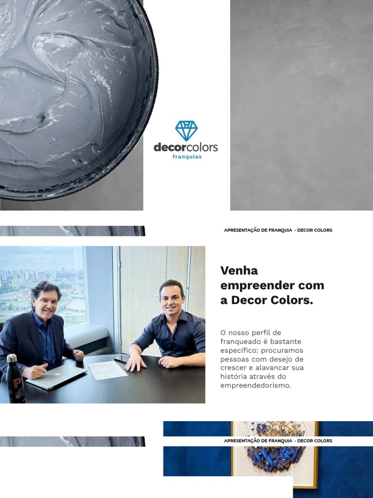 Apresentação de Franquia - Decor Colors | PDF | Empreendedorismo ...