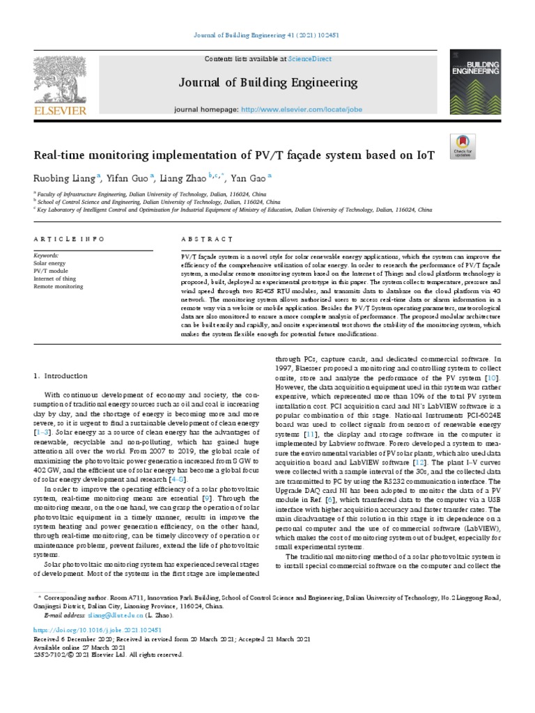 Novel Techniques For Fault Detection In Solar Pv Pdf Photovoltaics