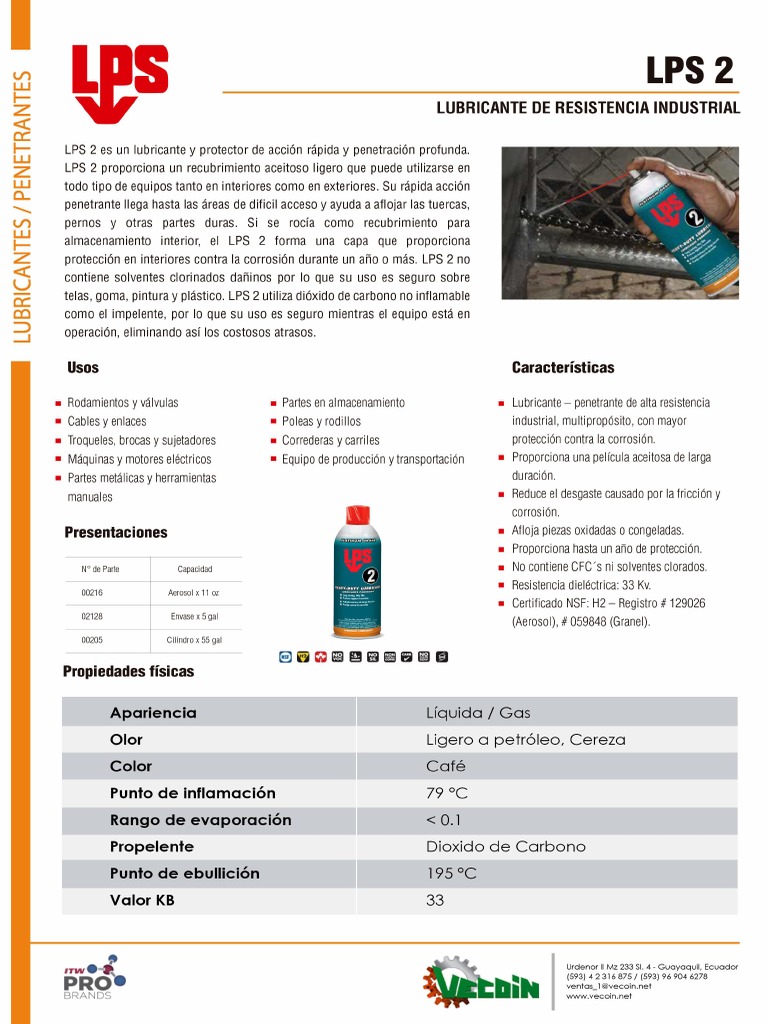 Ficha Tecnica LPS 2 | PDF