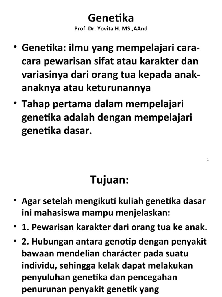 Genetika | PDF