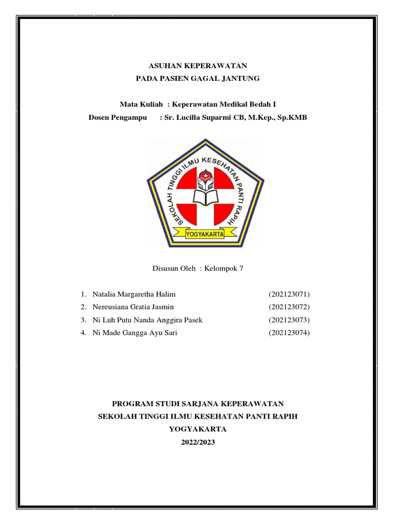 ASKEP, EBN, SAP - Gagal Jantung (KMB 1) - Kelompok 7 | PDF