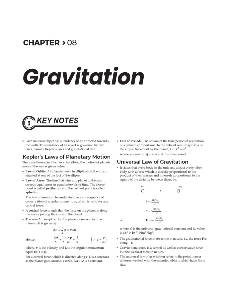 Gravitation | PDF | Orbit | Solar System