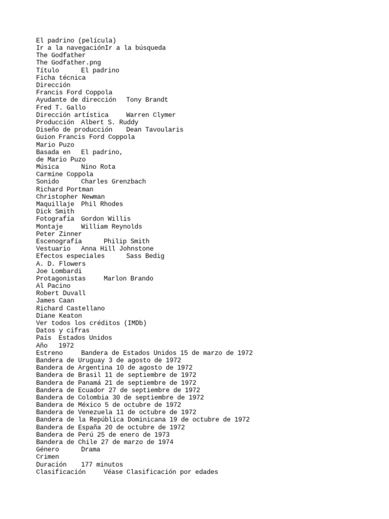 El Padrino | PDF
