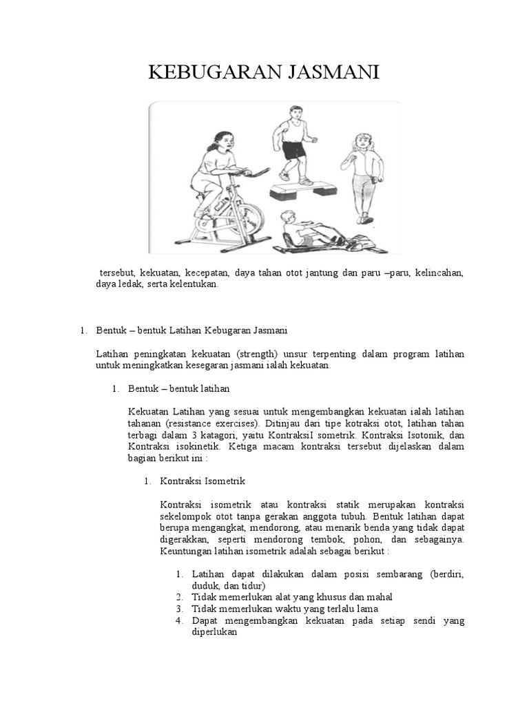 Kebugaran Jasmani | PDF