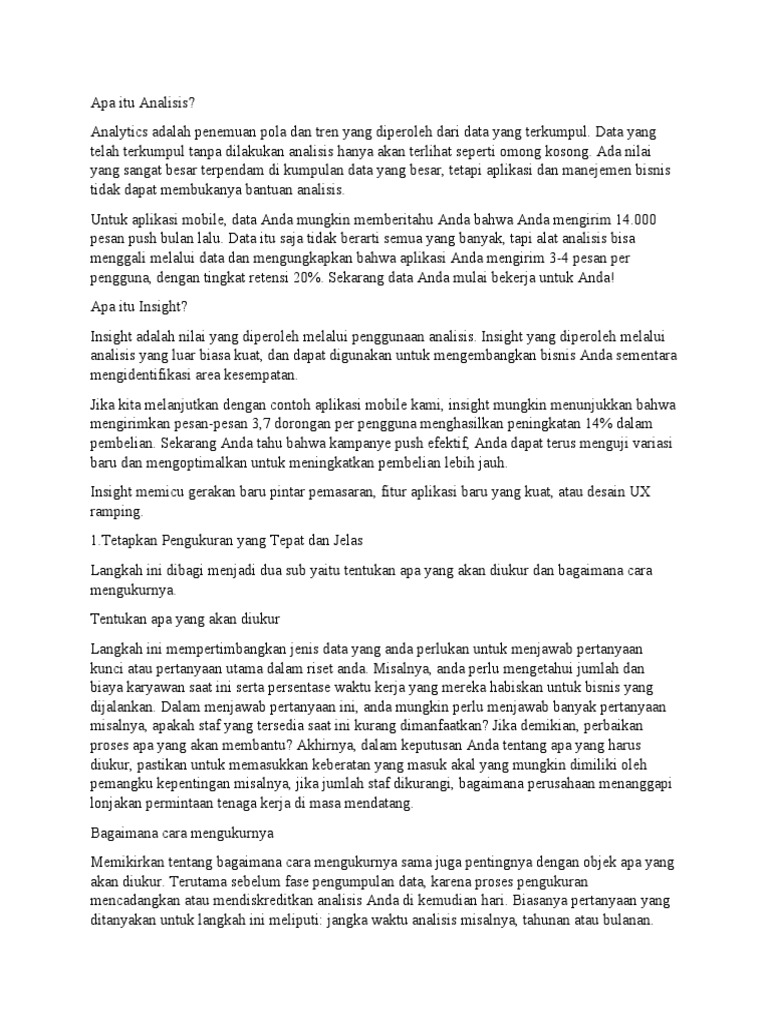 Mengertikan Analisis Data Pdf