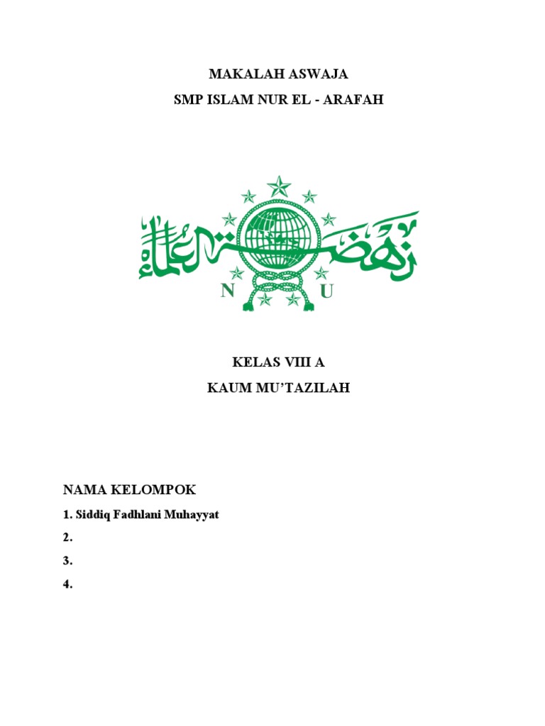 Makalah Aswaja | PDF | Agama & Spiritualitas