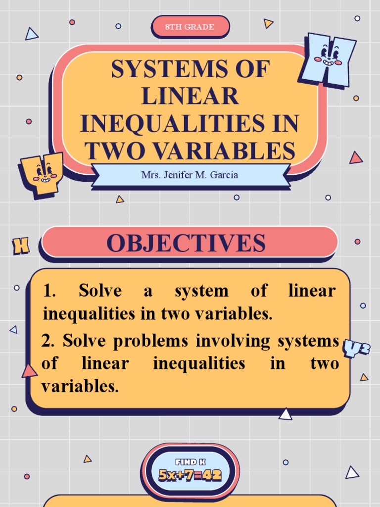 q2 l4 Systems of Linear Inequalities in Two Variables | PDF | Mathematics | Theoretical Computer ...