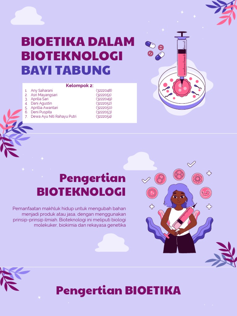 Bioetika dan Bayi Tabung: Panduan Etis | PDF | Pengembangan Diri ...
