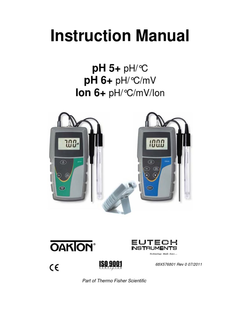 Ion Meter Calibration Guide | PDF | Ph | Calibration