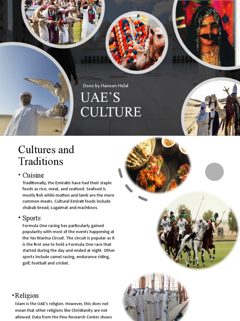 Overview of UAE Culture and Traditions | PDF