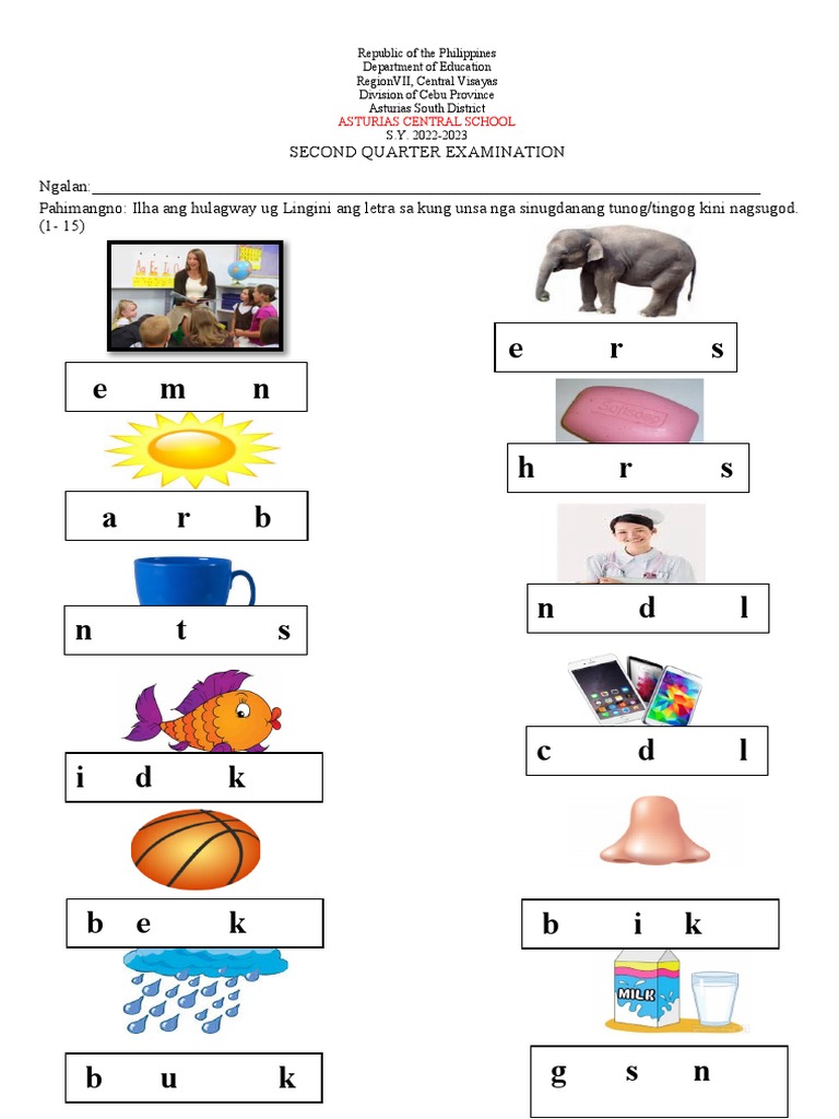 2nd Periodical Test Paper Kinder NEW Autosaved | PDF