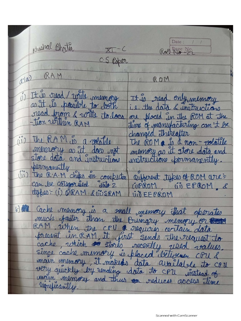 CS Khushal Bhatia 11C Roll No 22 | PDF