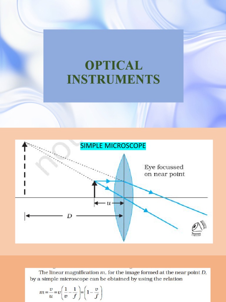 Optical Instruments CH9b | PDF | Angular Resolution | Electromagnetism
