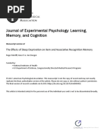 Theoretical Framework | PDF | Sleep Deprivation | Sleep